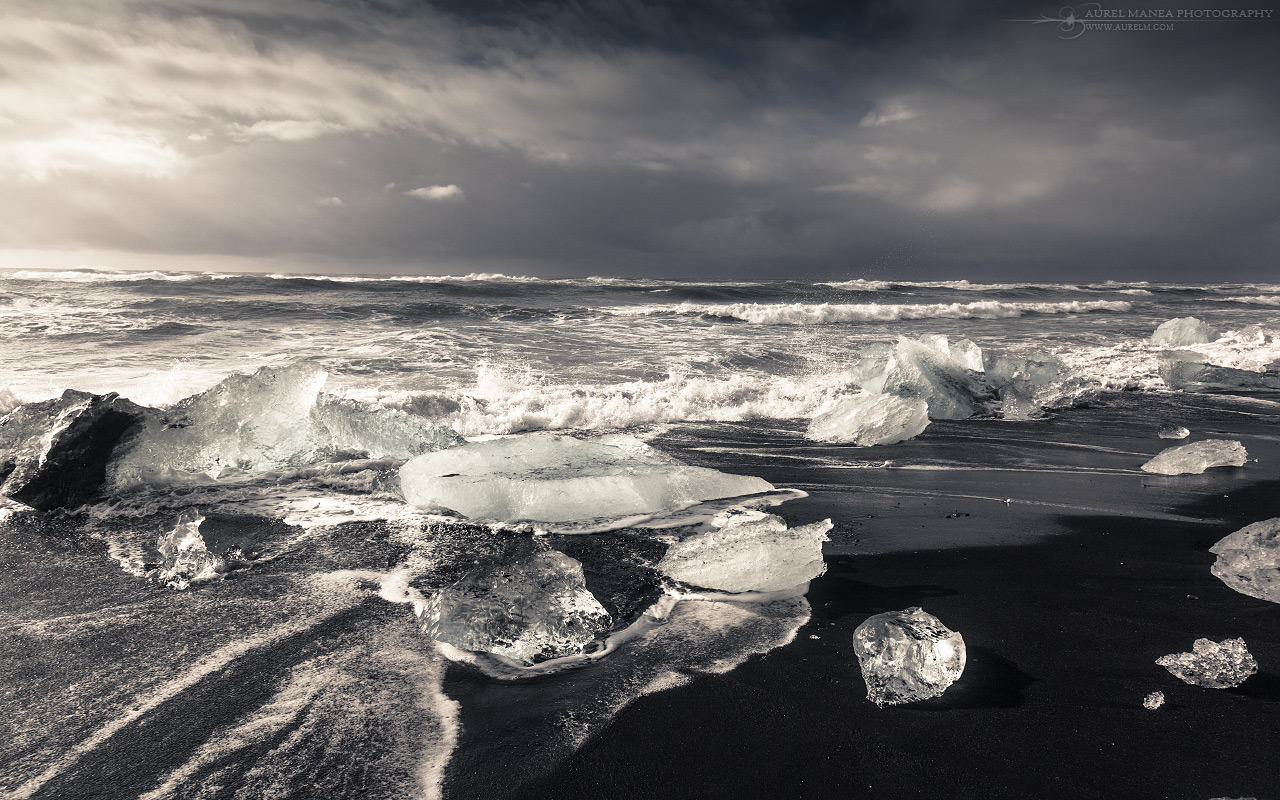 Iceland ice on the shore 03 - Dystalgia - Aurel Manea Photography ...