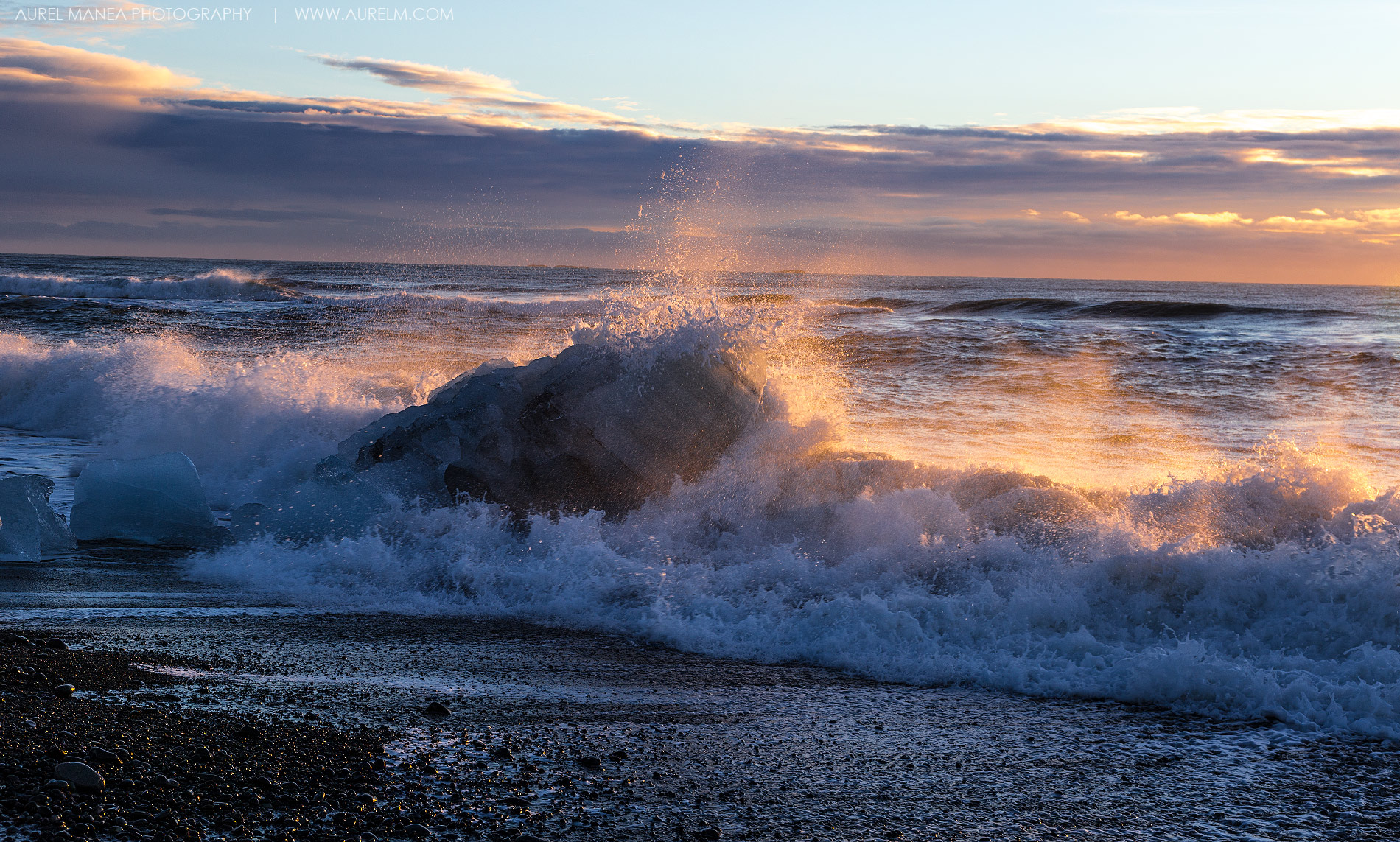 Iceland ice on the shore in Jokulsarlon 14 - Dystalgia - Aurel Manea ...