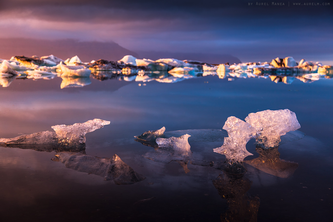 Jokulsarlon sunset in Iceland 15 - Dystalgia - Aurel Manea Photography ...